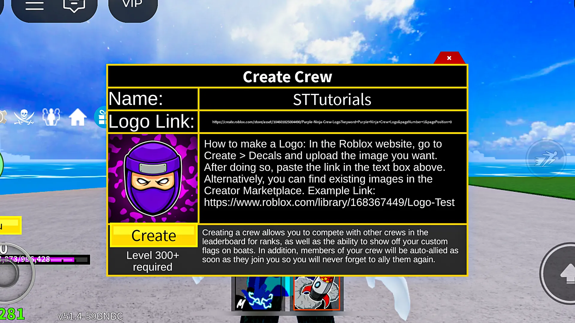 How To Make A Crew Logo In Blox Fruits Mobile SlurpTech